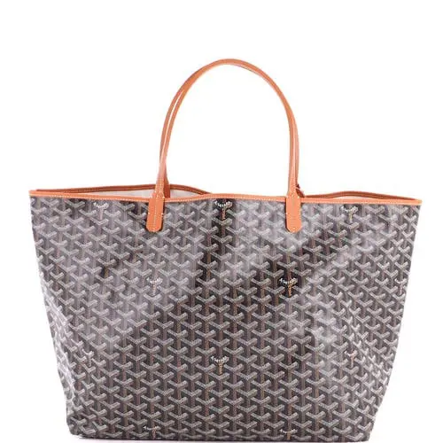 Goyard Saint Louis Tote Coated Canvas Gm - Brown