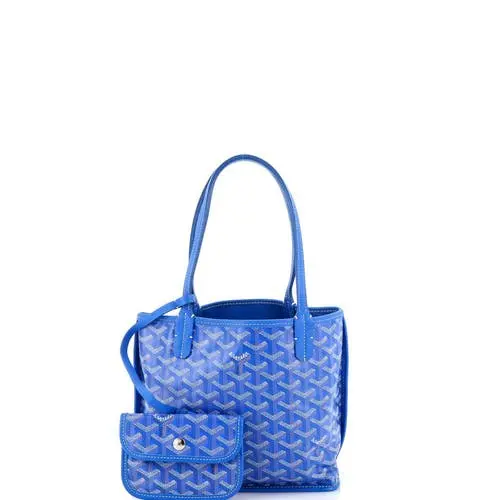 Goyard Anjou Reversible Tote Coated Canvas Mini - Blue