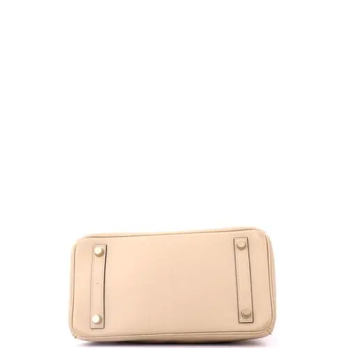 Hermès Birkin 25 Handbag Light Swift With Gold Hardware - Trench