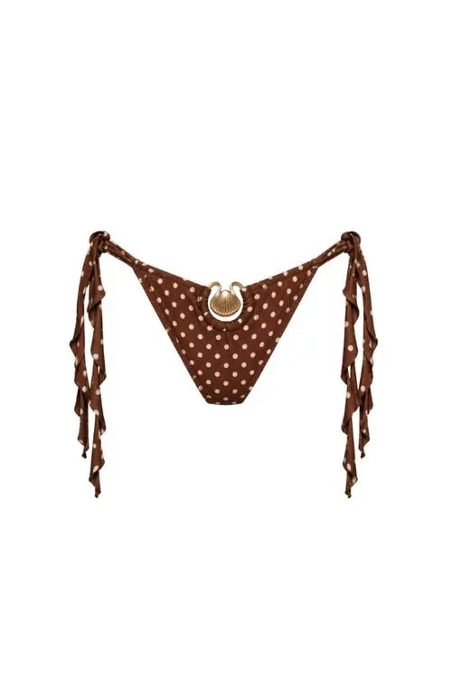 IVY SWIMWEAR Violetta Bikini Bottom - Brown