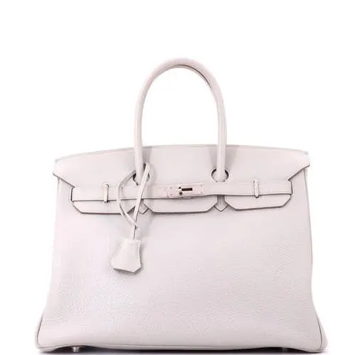 Hermès Birkin Handbag Togo With Palladium Hardware 35 - Grey