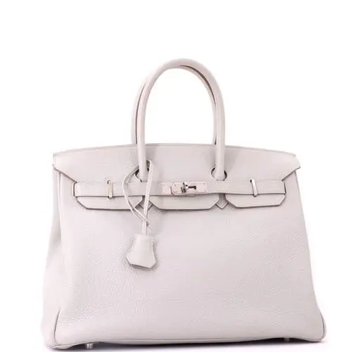 Hermès Birkin Handbag Togo With Palladium Hardware 35 - Grey