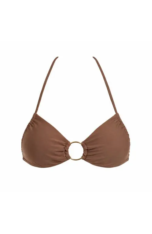 IVY SWIMWEAR Rubia Bikini Top - Brown