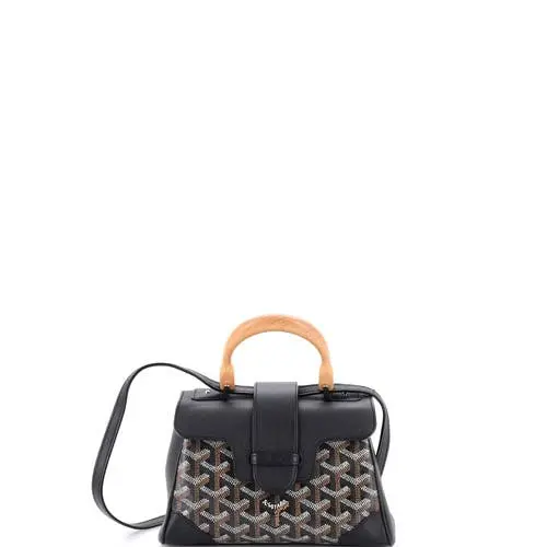 Goyard Saigon Top Handle Mini Bag - Black