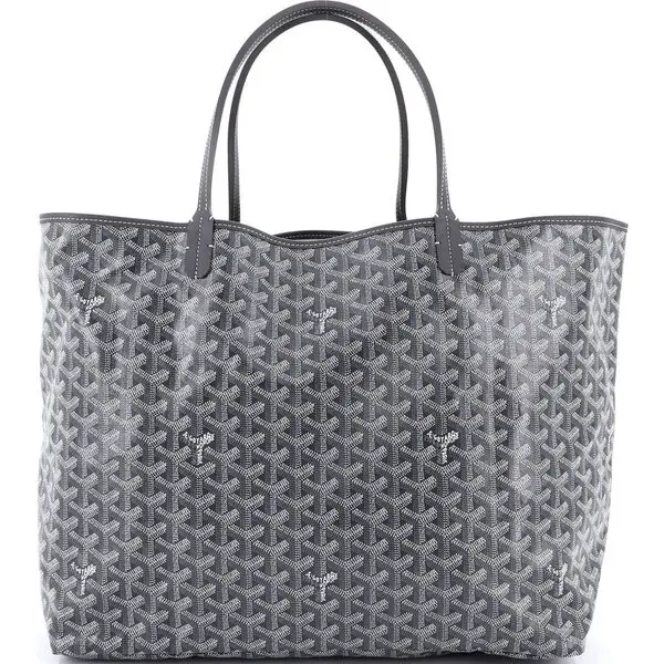 Goyard Saint Louis Tote Coated Canvas Gm - Grey
