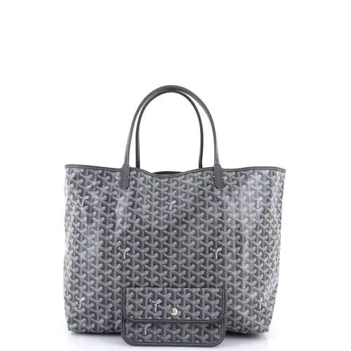 Goyard Saint Louis Tote Coated Canvas Gm - Grey