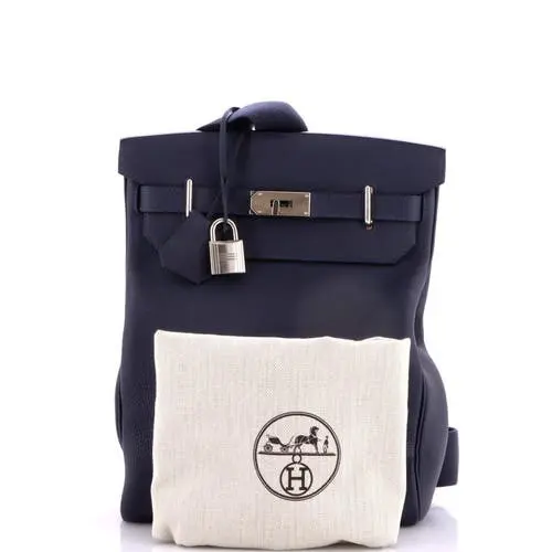 Hermès Hac A Dos Backpack Togo Gm - Blue
