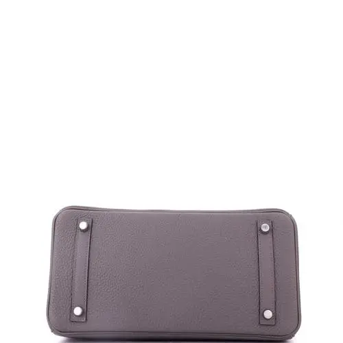 Hermès Birkin 30 Handbag Togo Leather With Palladium Hardware - Etain