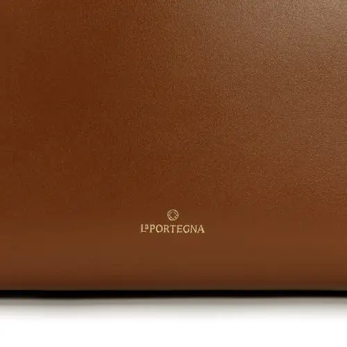LA PORTEGNA Olivia Tote Bag - Brown