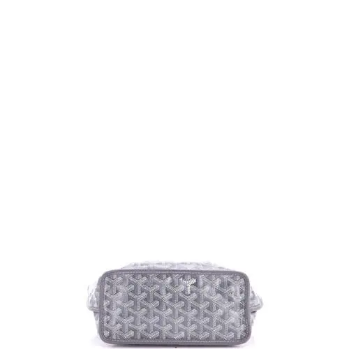 Goyard Anjou Reversible Tote Coated Canvas Mini - Grey