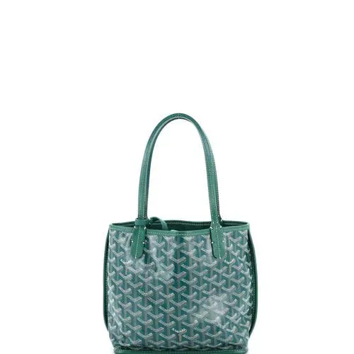 Goyard Anjou Reversible Tote Coated Canvas Mini - Green