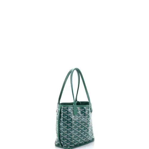 Goyard Anjou Reversible Tote Coated Canvas Mini - Green