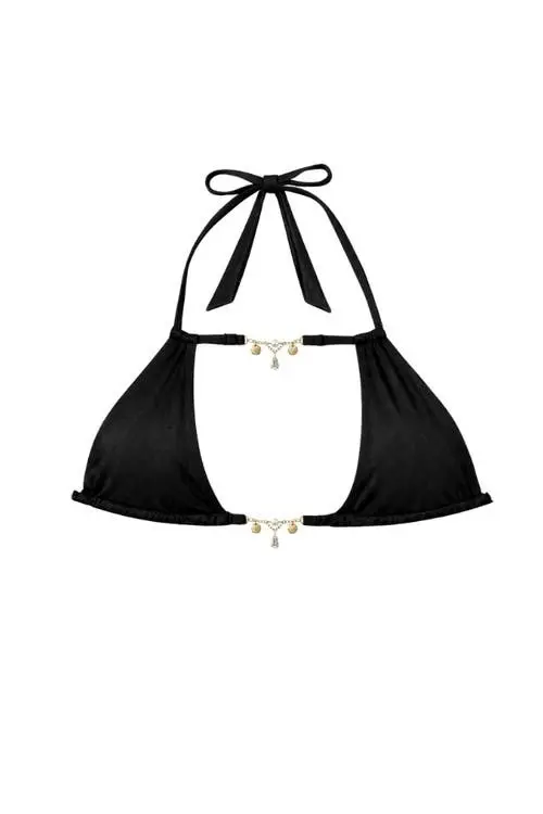 IVY SWIMWEAR Faye Bikini Top - Black