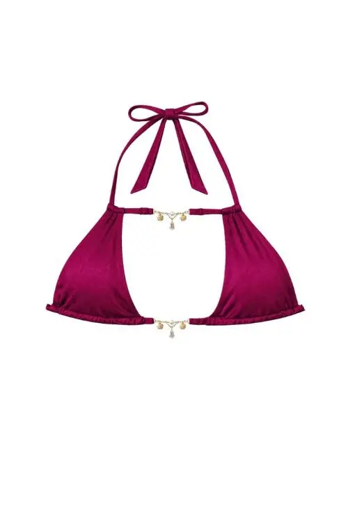 IVY SWIMWEAR Faye Bikini Top - Plum