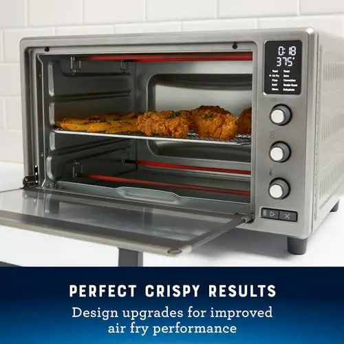 OSTER 10 Function Digital Display Air Fryer And Countertop Toaster Oven