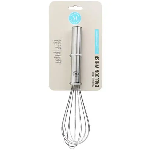 MARTHA STEWART Stainless Steel Balloon Whisk Utensil