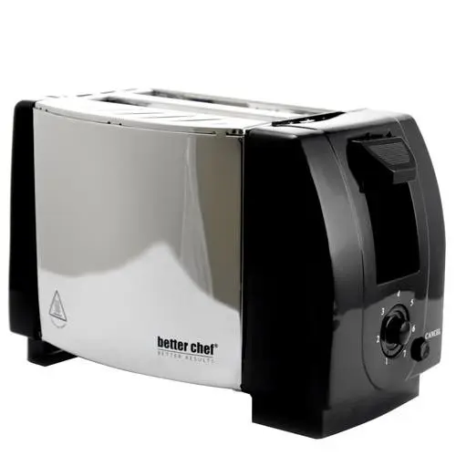 BETTER CHEF Two Slice Toaster Stainless Steel