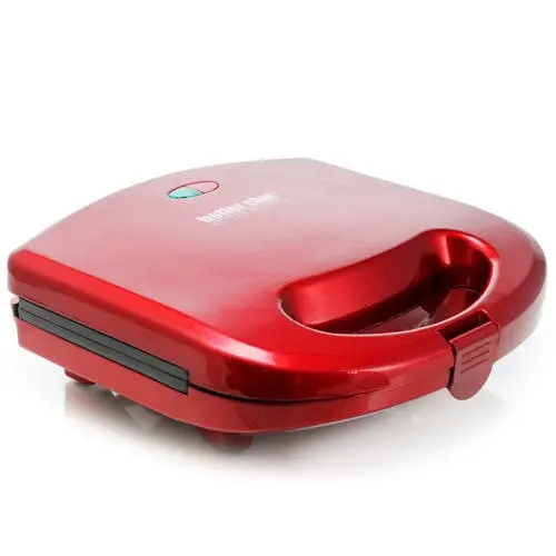 BETTER CHEF Panini Press Sandwich Maker And Grill - Red