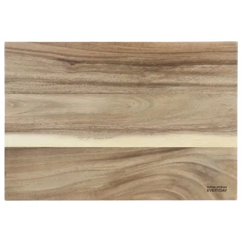 MARTHA STEWART EVERYDAY Westhaven 18.9 X 12.8 Inch Rectangle Acacia Wood Cutting Board