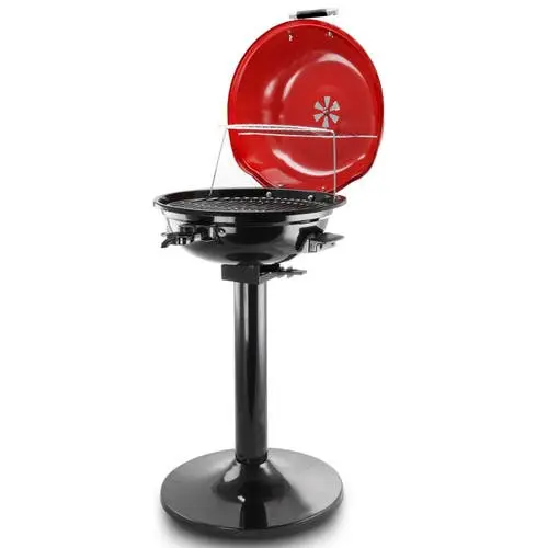 BETTER CHEF 15in Electric Barbecue Grill - Red