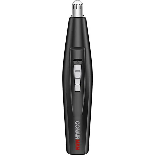 CONAIR Cordless Stainless Steel Nose And Ear Trimmer - Black