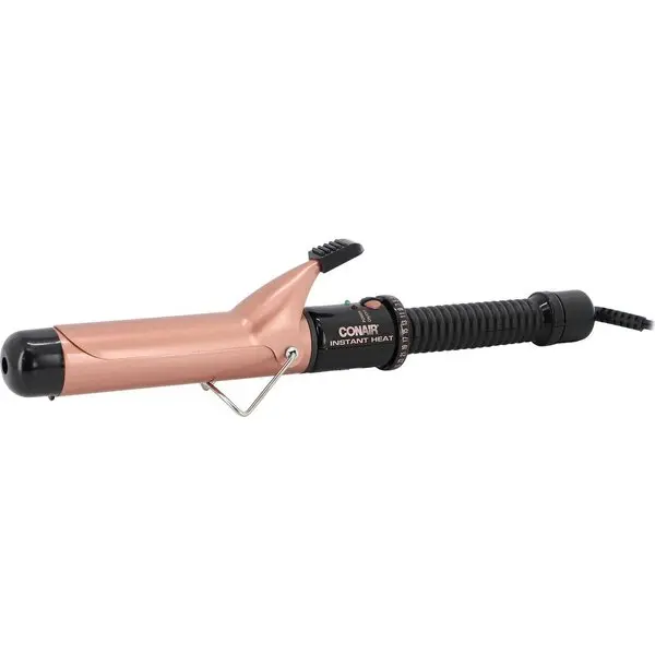 CONAIR Ceramic 1 1/4in Instant Heat Curling Iron With 25 Heat Settings - Pink