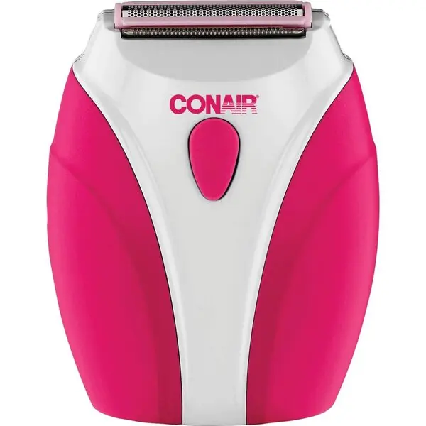 CONAIR Battery Operated Wet Or Dry Dual Trimmer Foil Shaver - Pink