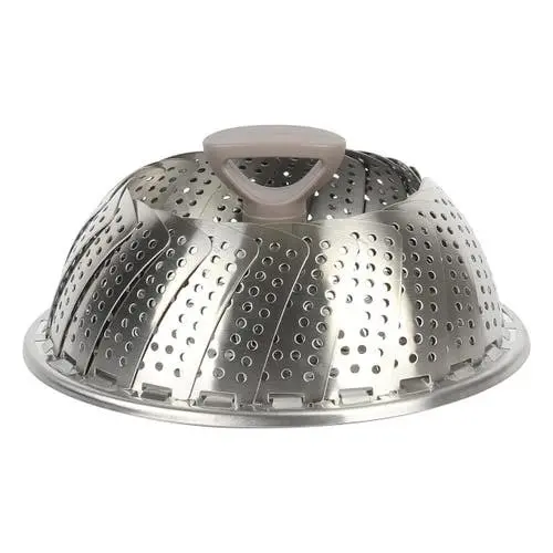 MARTHA STEWART Richburn Stainless Steel Telescopic Folding Steamer Insert