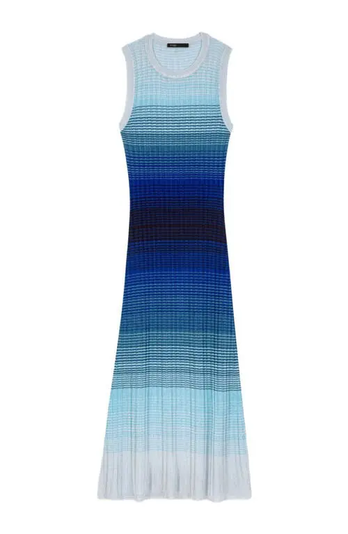 Maje Ombré Knit Maxi Dress