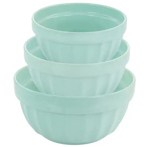 MARTHA STEWART 3 Piece Stoneware Bowl Set