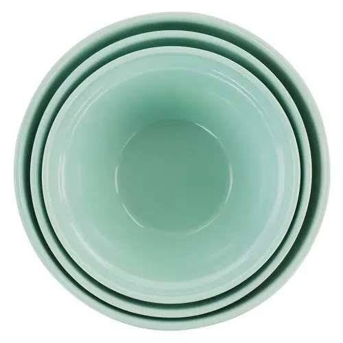MARTHA STEWART 3 Piece Stoneware Bowl Set