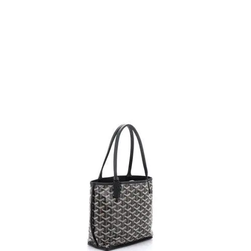 Goyard Anjou Reversible Tote Coated Canvas Mini - Black