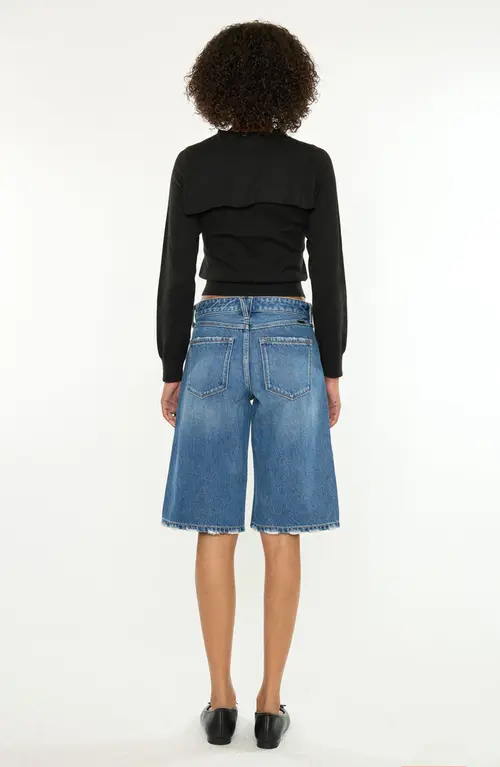 KANCAN Low Slung Baggy Denim Jorts