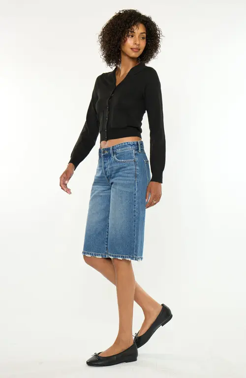 KANCAN Low Slung Baggy Denim Jorts