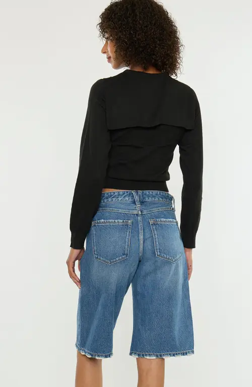 KANCAN Low Slung Baggy Denim Jorts