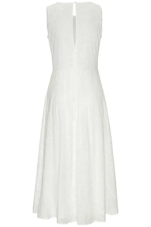LASCANA Sleeveless Eyelet Maxi Dress