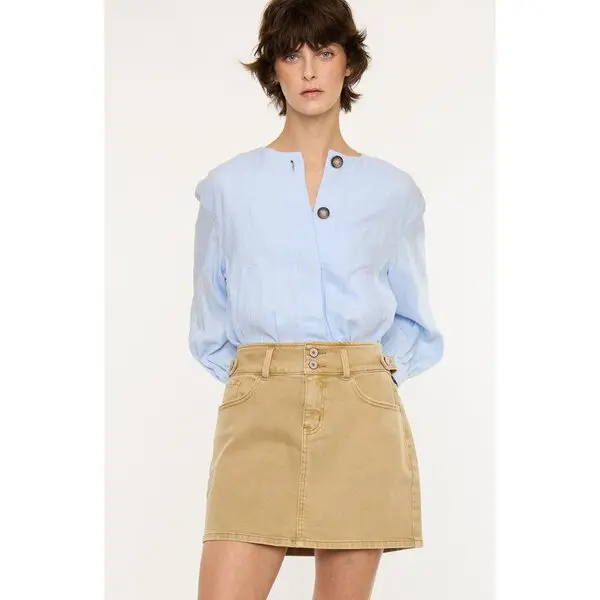 KANCAN Tallie Mid-rise Mini Skirt - Tan