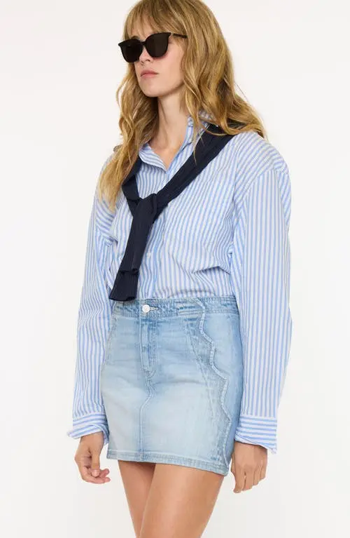 KANCAN Giaa Mid-rise Denim Skirt