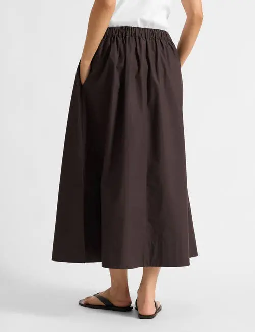 ALBARAY Cotton Full Skirt