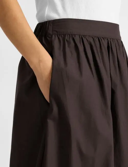 ALBARAY Cotton Full Skirt