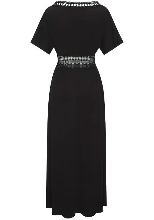 LASCANA Crochet Trim Cover Up