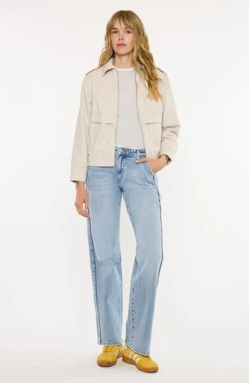 KANCAN Mali Low Slung Baggy Jeans - Medium Wash
