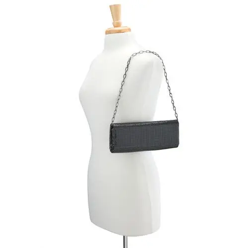 WHITING & DAVIS Zoe Baguette Clutch