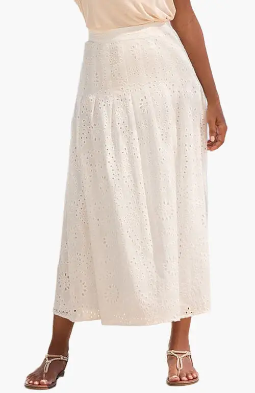 LASCANA Eyelet Maxi Skirt