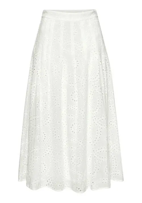 LASCANA Eyelet Maxi Skirt