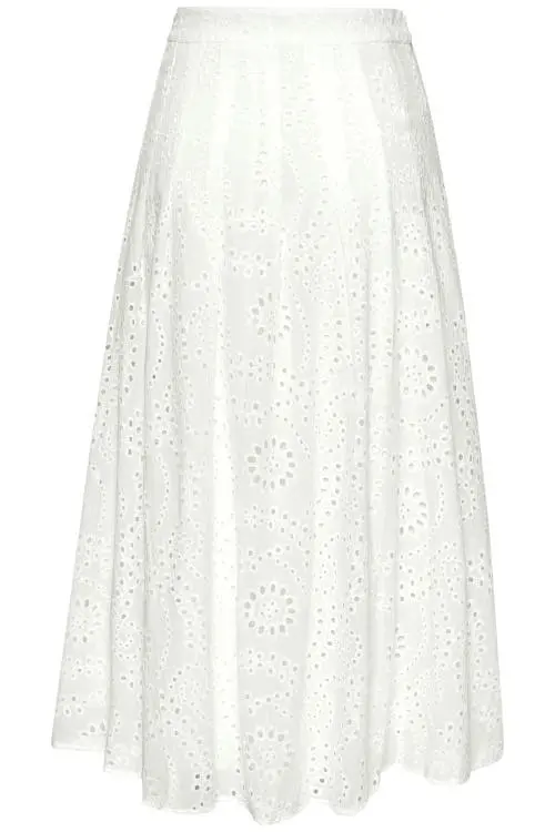 LASCANA Eyelet Maxi Skirt