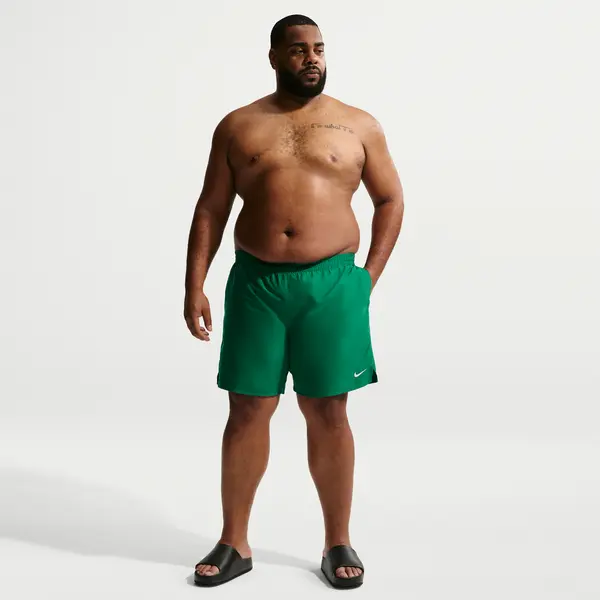 Nike Swim Breaker Essential 7" Brief-lined Volley Short - Green