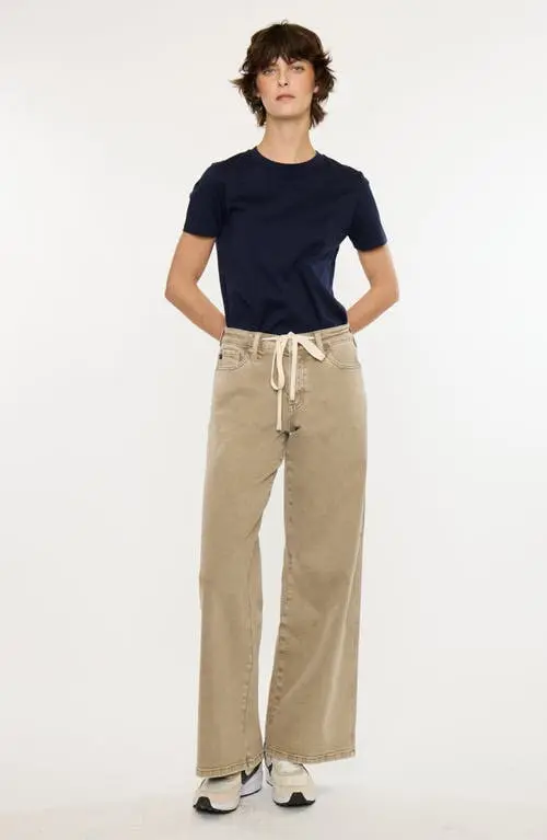 KANCAN Mid Rise Wide Leg Flare Jeans