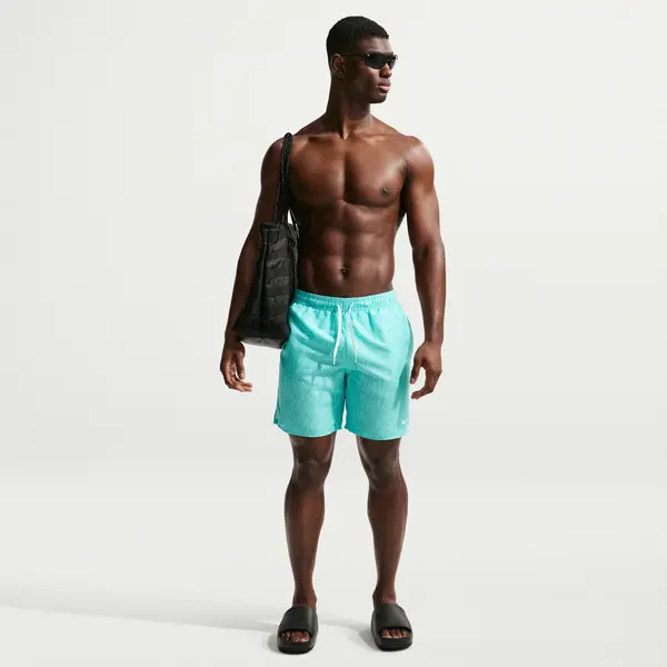 Nike Swim Breaker 7" Brief-lined Volley Short - Green