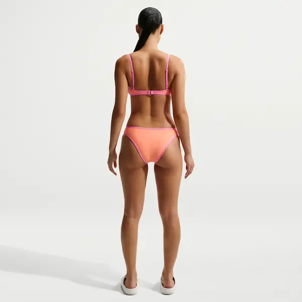 Nike Ripple Texture Hipster Bikini Bottom - Pink